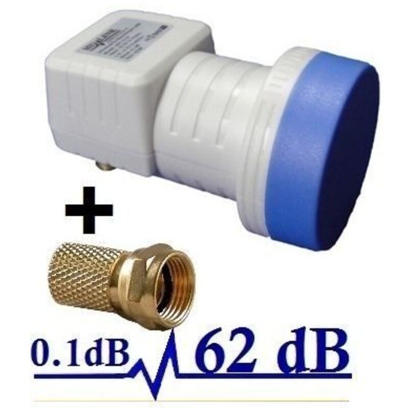 HD-LINE LNB SINGLE PRO 62db 0.1DB 1 TETE P…
