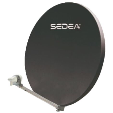 Parabole Satellite - SEDEA - 65 cm - Acier Anthracite - LNB Universel ...