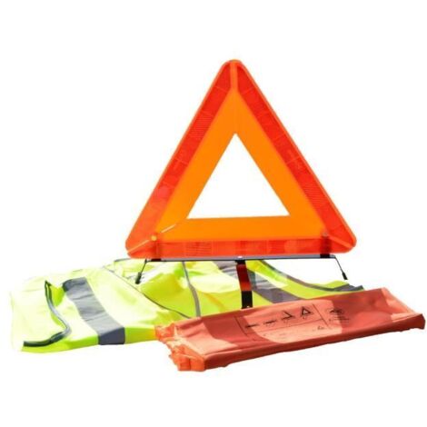 Kit Gilet de sécurité et triangle de signalisation