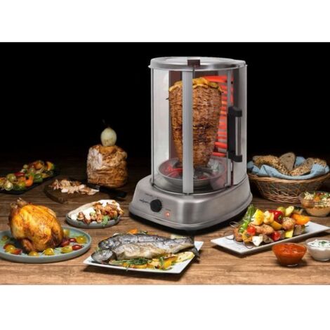 Rotissoire verticale - ONECONCEPT - Kebab Master Pro Grill - 1500W ...