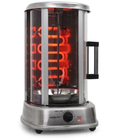 Rotissoire verticale - ONECONCEPT - Kebab Master Pro Grill - 1500W ...