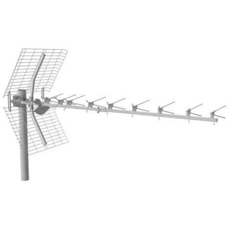 Antenne TNT - Fracarro - Lambda 9 - 9 Éléments - 16 dB - Filtre 4G intégré