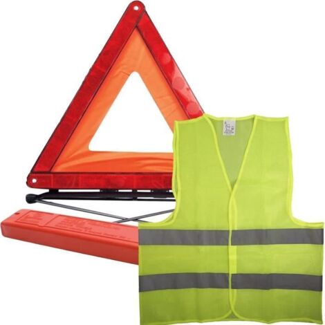 Triangle De Signalisation Et Gilet Haute Visibilité Pour La Sécurité ...