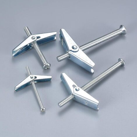 32 piezas de anclajes de resorte con alas, tornillos de cabeza M3/M5/M6 ...