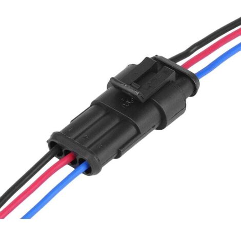 Wasserdichter 3-poliger elektrischer Stecker für Autos