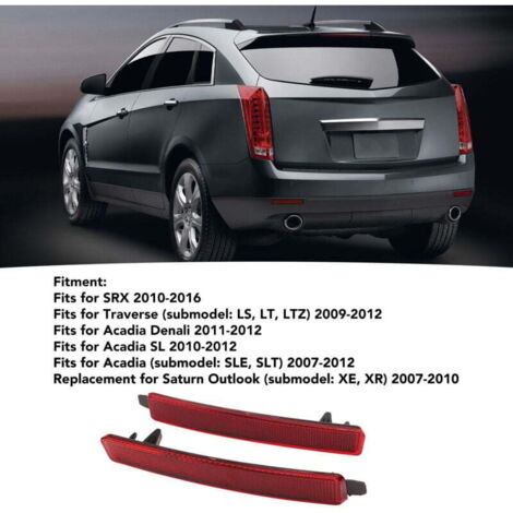 Rückstrahler für schmale/rote Scheiben für Acadia Denali SL ...