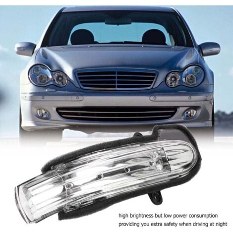 Wasserdichte LED-Blinker für den linken Außenspiegel (Mercedes-Benz C-Klasse W203 4-Türer, 2004 ...
