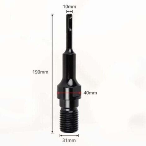 SDS PLUS Adapter für 1 1/4" UNC Diamant-Kernbohrer, Adapter für ...