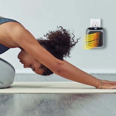 Genießen Sie behagliche Wärme mit diesem ferngesteuerten 800-Watt-Mini ...