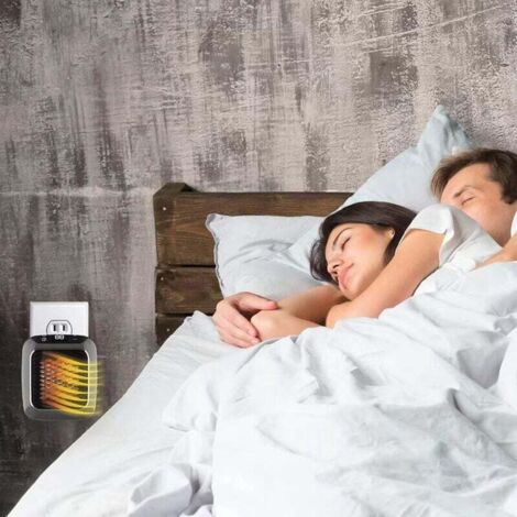 Genießen Sie behagliche Wärme mit diesem ferngesteuerten 800-Watt-Mini ...