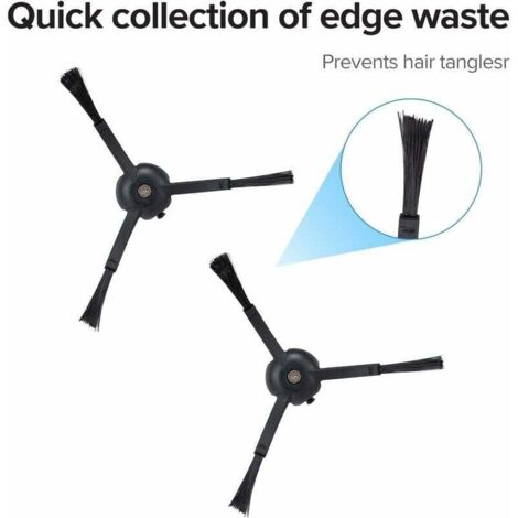 Original Silikon-Seitenbürsten für Staubsauger Q7 Max/S7 Max Ultra/S7 ...