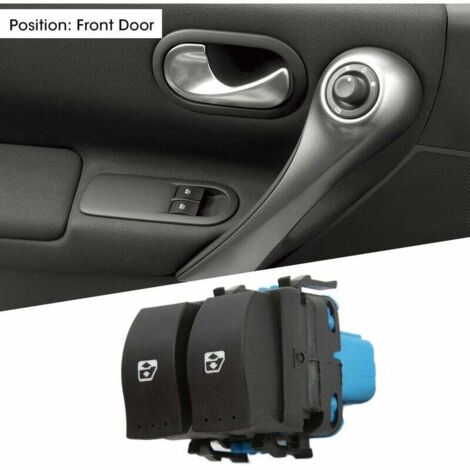 QiMeiTech Fensterschalter für Megane 2 Grand Scenic 2 Elektrischer ...