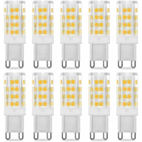 10er-Pack G9 5W LED-Lampen, entspricht 40W, warmweiß (3000K), 220–240V ...