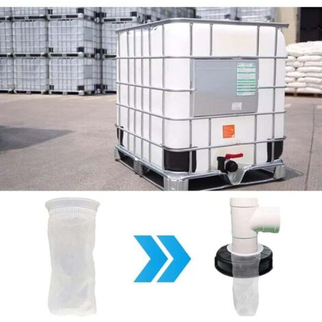4er-Set Filter für Regenwassertanks, Nylonfilter, IBC-Filter ...