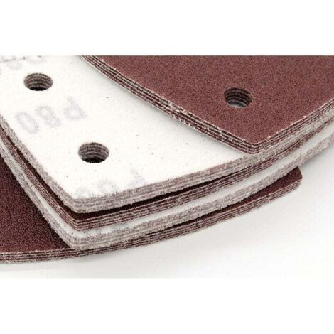 Carta vetrata │ 50 pezzi │ 11 fori │ 105 x 152 mm │ Grana 150 │ per più ...