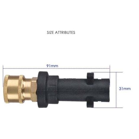 Adattatore per pistola idropulitrice con attacco rapido femmina da 1/4'' compatibile con ...