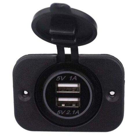 Presa USB doppia da incasso 12/24 Volt 2,1 A 5 Volt per roulotte, case ...