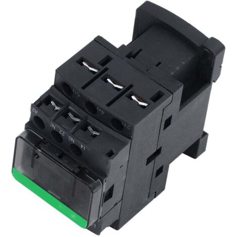 Contactor de CA 380 V 12 A, 1 bobina, núcleo de cobre, normalmente ...