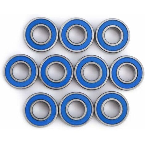 Kit de mini rodamientos de bolas con brida de acero y doble blindaje de ...