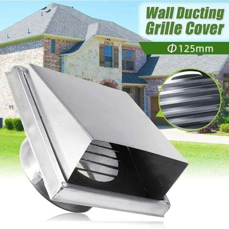 Extractor de aire cuadrado móvil de 125 mm para campana extractora de ...