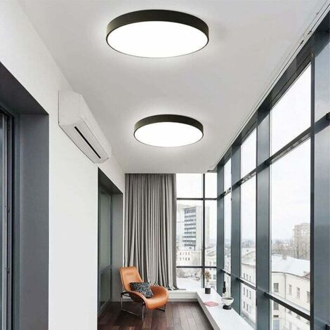 Lámpara de techo LED con sensor de movimiento, luz automática para ...