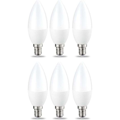 Bombilla LED tipo vela E14 regulable, 5 W equivalentes a 40 W, blanco ...