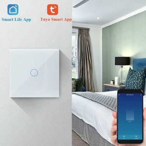 Interruptor WiFi inteligente compatible con Alexa, Asistente de Google ...