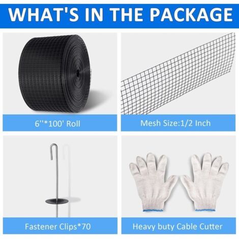 Kit de Valla Protectora para Paneles Solares, Malla Antipalomas de PVC ...