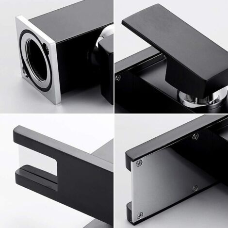 Grifo de cascada iluminado con LED de alta calidad para lavabos de agua ...