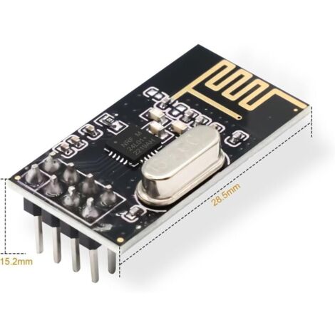 NRF24L01+ Paquete de 6 módulos transceptores de radio inalámbricos de 2 ...