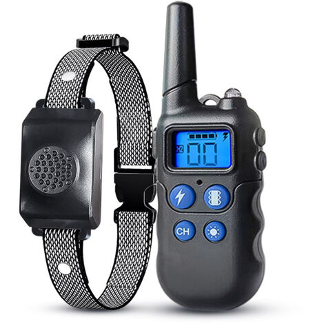 Dispositif de dressage de chien avec télécommande anti-aboiements qui ...