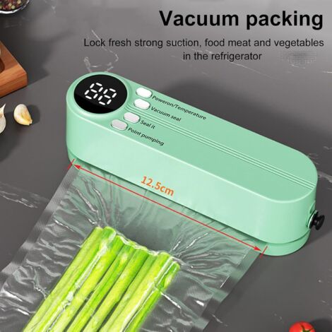 Mini scelleuse sous vide portable sans fil, rechargeable par USB, pour ...