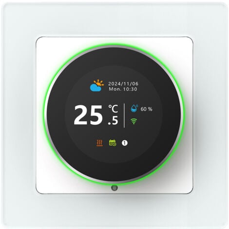 Thermostat de chaudière mural intelligent avec bouton WiFi 3A ...