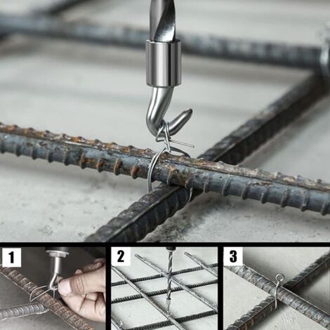 2 Pcs Fil Twister Crochet pour Barres d'Armature Semi-Automatique ...
