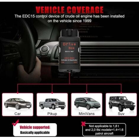 Drive Box EDC15/ME7 OBD2 IMMO Disattivatore Attivatore OBD2 Drive Box ...