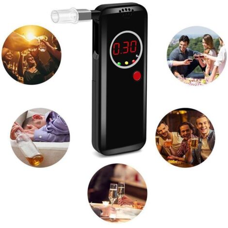 Analyseur Haleine Éthanol Testeur Alcool LED Indicateurs Après Boire ...