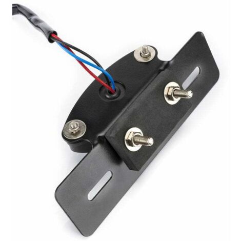 Luz trasera de motocicleta, luz de freno, luz de matrícula roja y ...