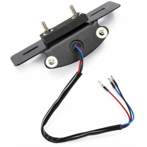 Luz trasera de motocicleta, luz de freno, luz de matrícula roja y ...