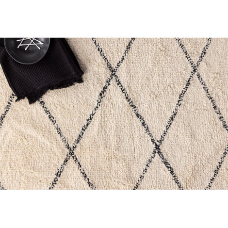 Tapis de bain Thelma blanc grand format 80x50 cm moelleux et chic ...