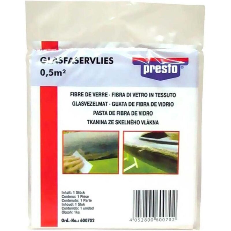 Fibre De Verre Tissage Fin 125 X 40 Cm Presto -UNITE-