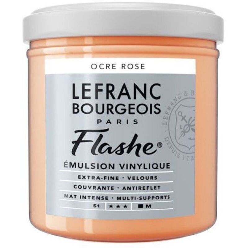 Peinture vinylique - Flashe - Ocre rose - 817 - Lefranc Bourgeois - 125ml