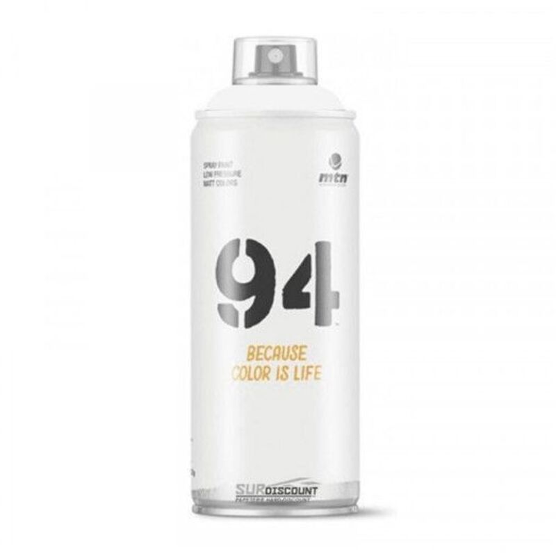 Peinture en spray - MONTANA COLORS - MTN 94 - Blanc mat Ral 9010 ...