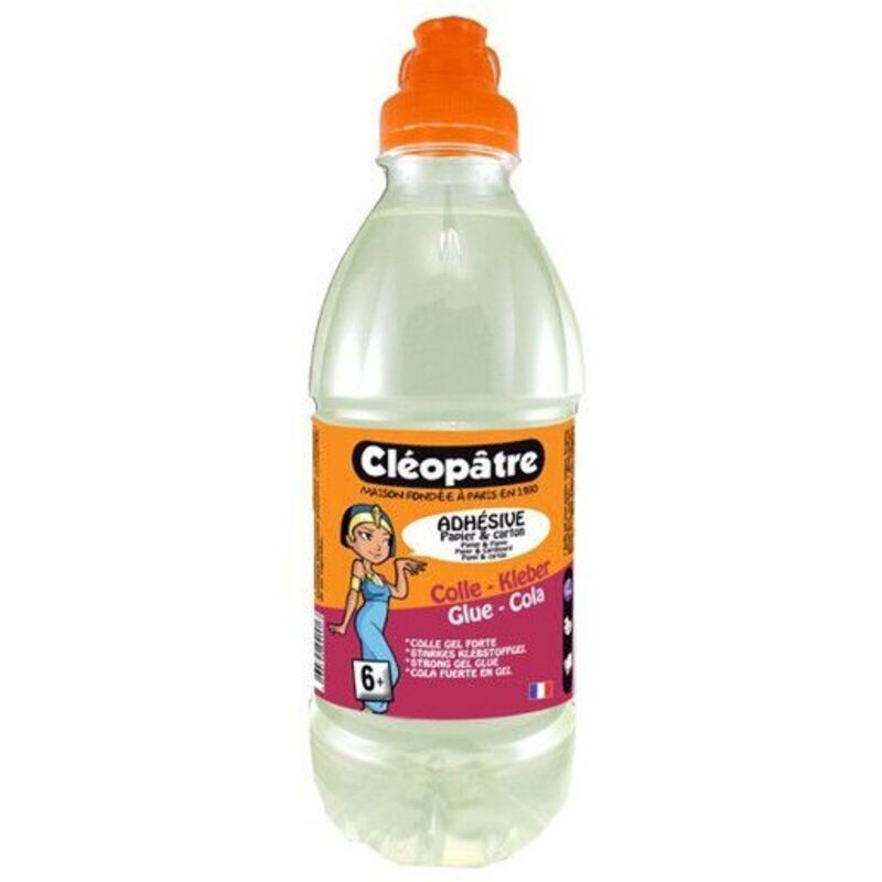 Colle forte transparente - Cléopâtre - 500 g - Sans solvant - Pinceau ...