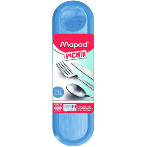 concept set de couverts picnik bleu maped.