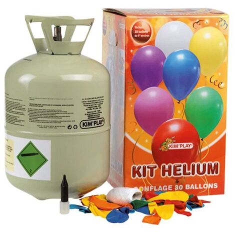 Bonbonne hélium KIM PLAY - 30 ballons - Mixte - A partir de 8 ans
