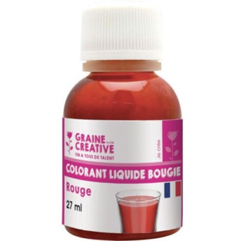 Colorant liquide pour bougie 27 ml Rouge