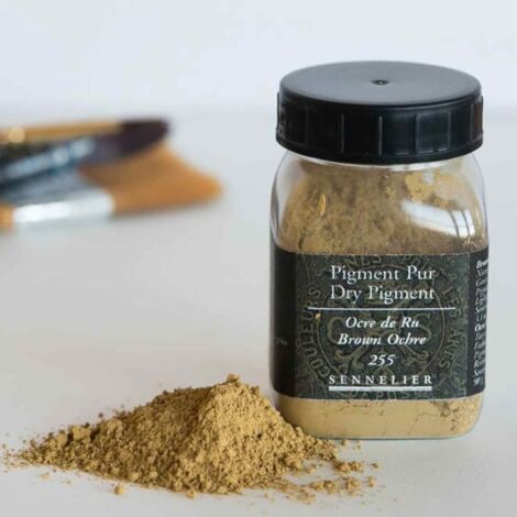 Pigment - SENNELIER - Ocre de Ru - 90 g - Couleur Vert - Fabrication de ...