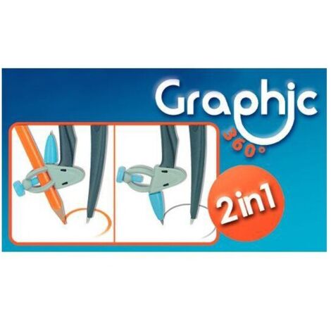 Compas Graphic MAPED - Modèle pour Enfant - 360° - Bonne rigidité ...