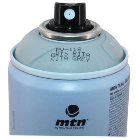 Bombe de peinture - MONTANA COLORS - RV-118 - Gris rita - 400ml - MTN 94
