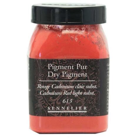 Pigment pour création de peinture - pot 90 g - Rouge de Cadmium clair ...